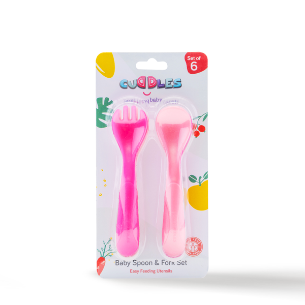 Cuddles Pack of 3 Spoon & Fort Set – Cuddles Pakistan
